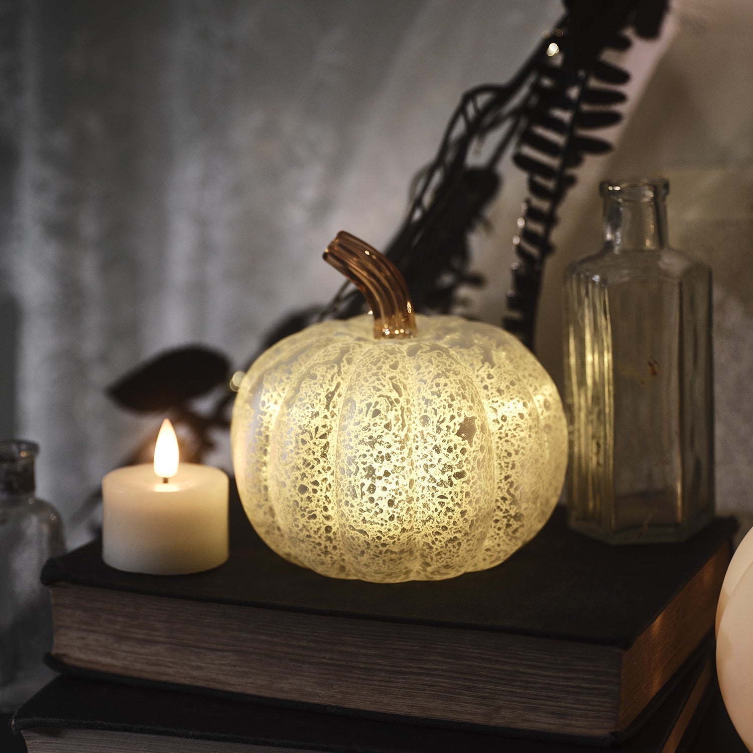 LED Glass Pumpkin Light Halloween Decorations – Urban Devyne